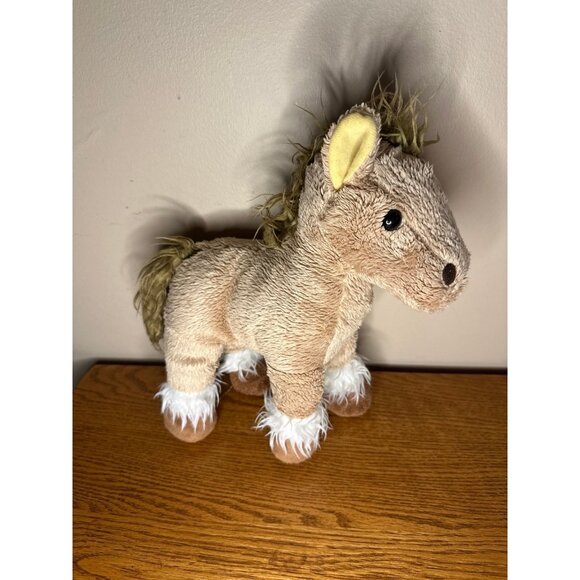 Fiesta | Toys | Fiesta Brown Cream Tan Horse Clydesdale Plush Stuffed ...